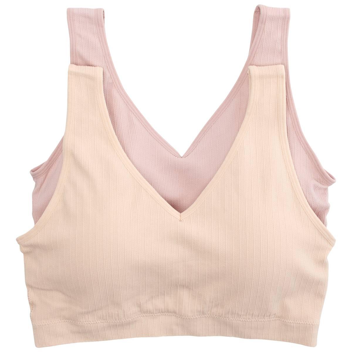 Click here for Plus Size Kathy Ireland 2pk. Seamless Comfort Bras... prices