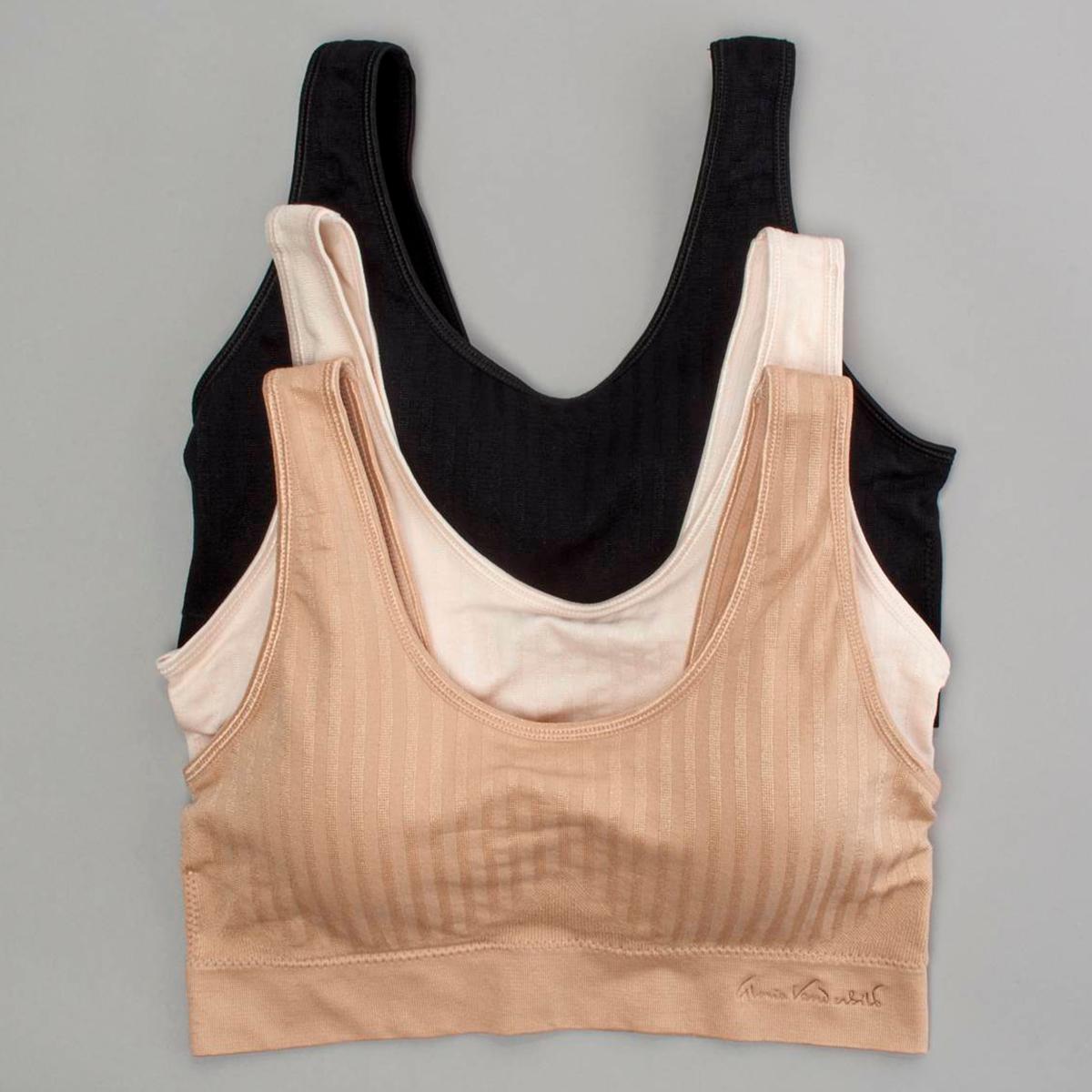 Click here for Plus Size Gloria Vanderbilt 3pk. Bralette Bra - 3P... prices