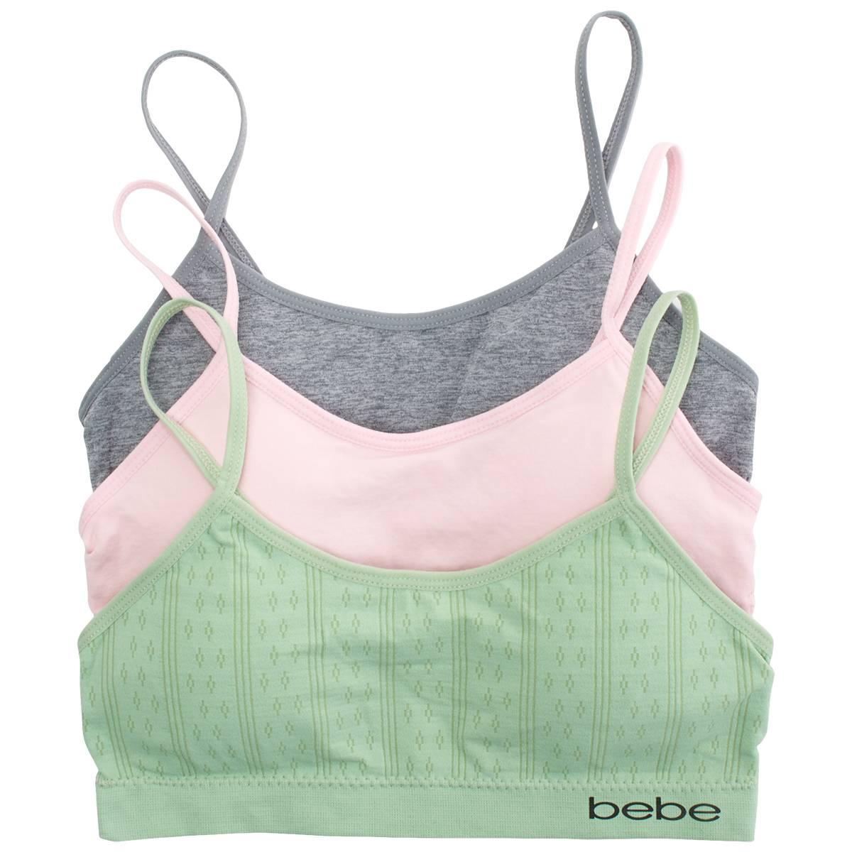 Click here for Girls (7-16) Bebe 3pk. Faux Pointelle/Solid Seamle... prices