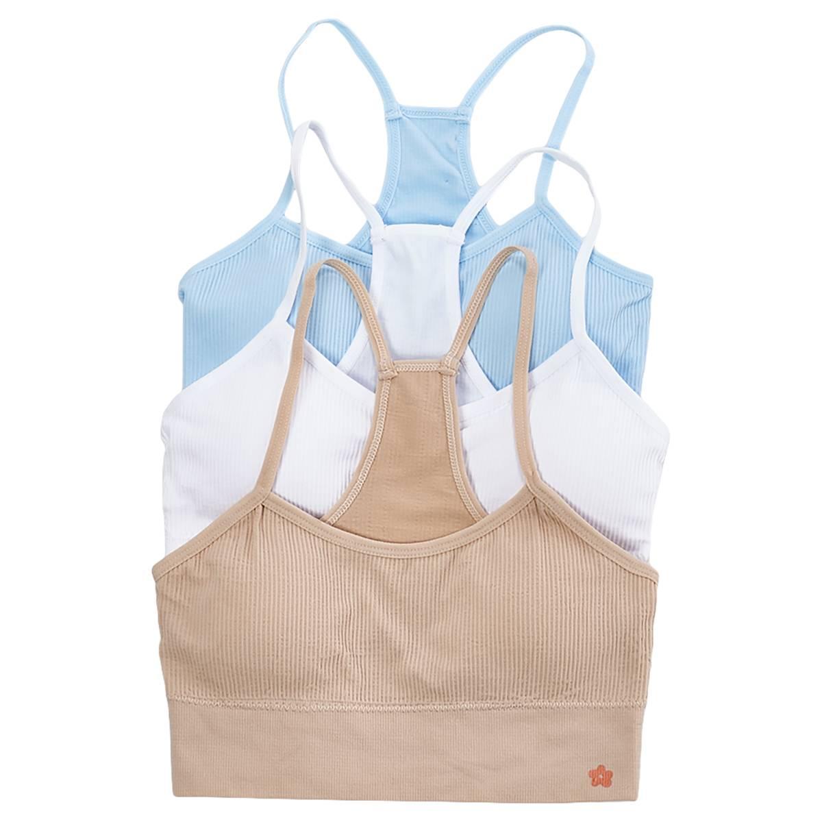 Click here for Girls Limited Too(tm) 3pk. Seamless Racerback Bral... prices