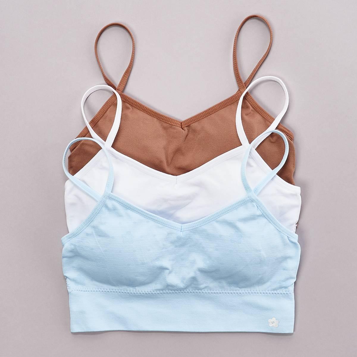 Click here for Girls Limited Too(tm) 3pk. Seamless Floral/Solid B... prices