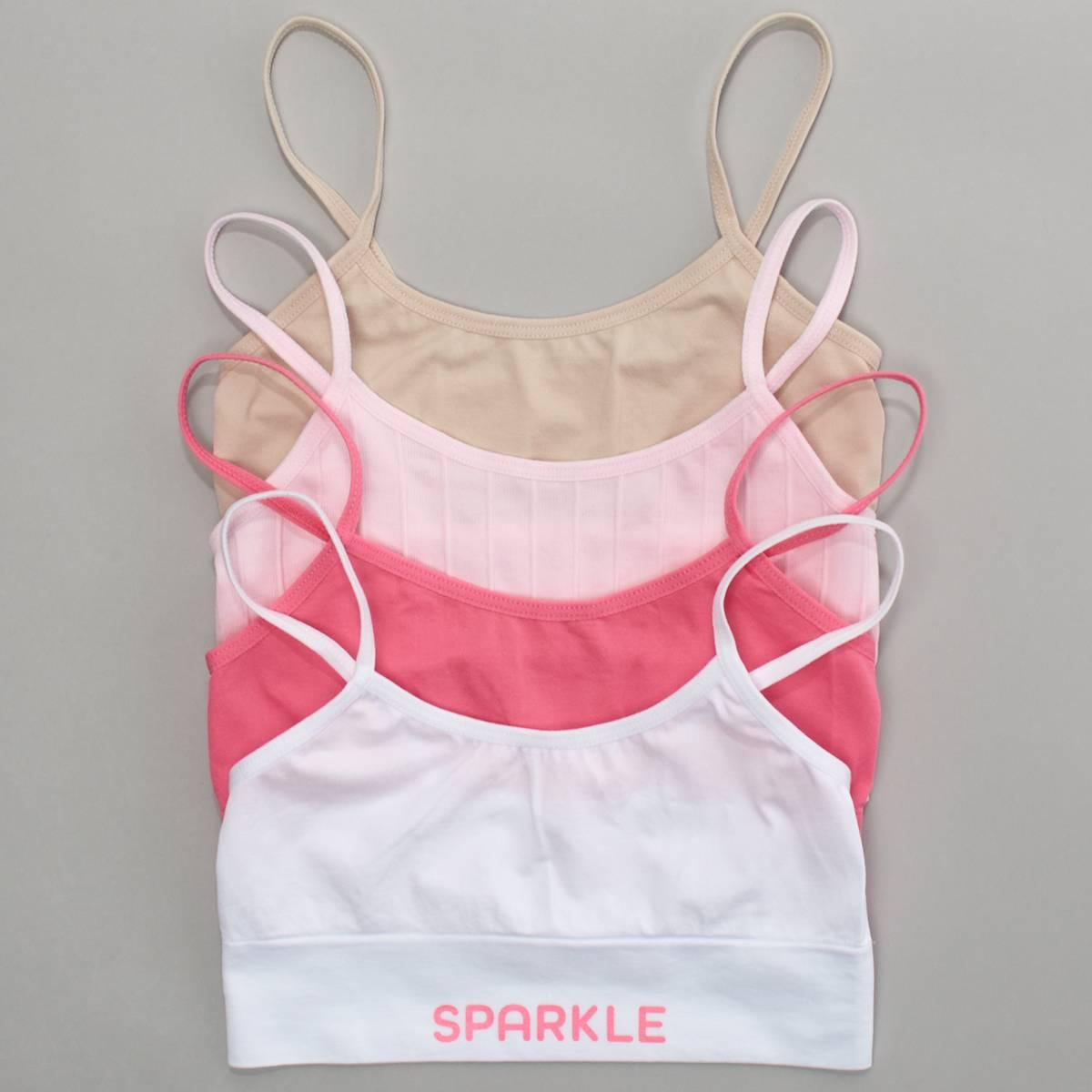 Click here for Girls Sweet Princess 4pk. Seamless Bralette - Cher... prices