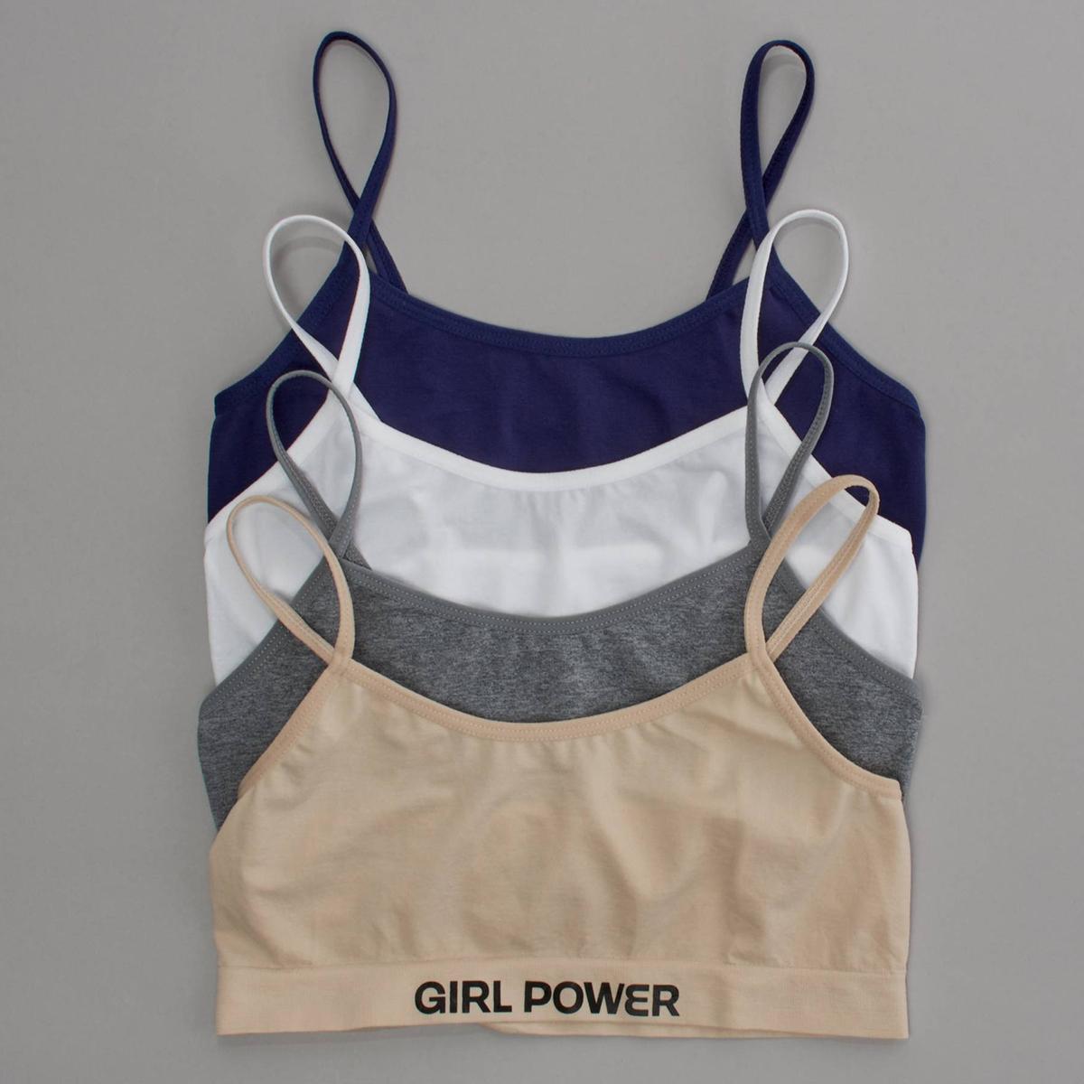 Click here for Girls Sweet Princess 4pk. Positive Seamless Bralet... prices