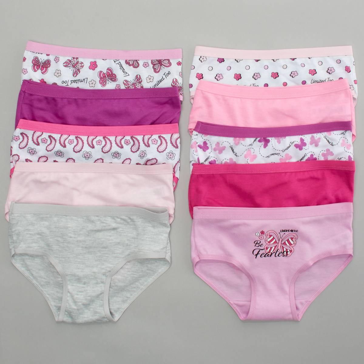 Click here for Girls (4-6x) Limited Too(tm) 10pk. Cotton Bikinis... prices