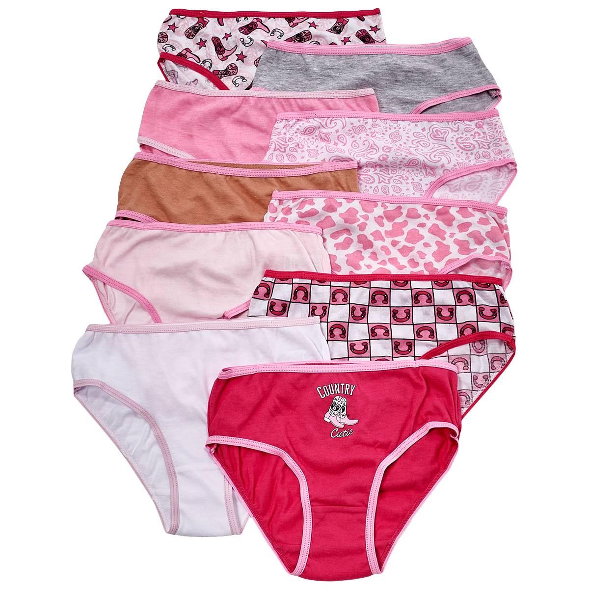 Click here for Girls (7-12) Sweet Princess 10pk. Western Panties prices
