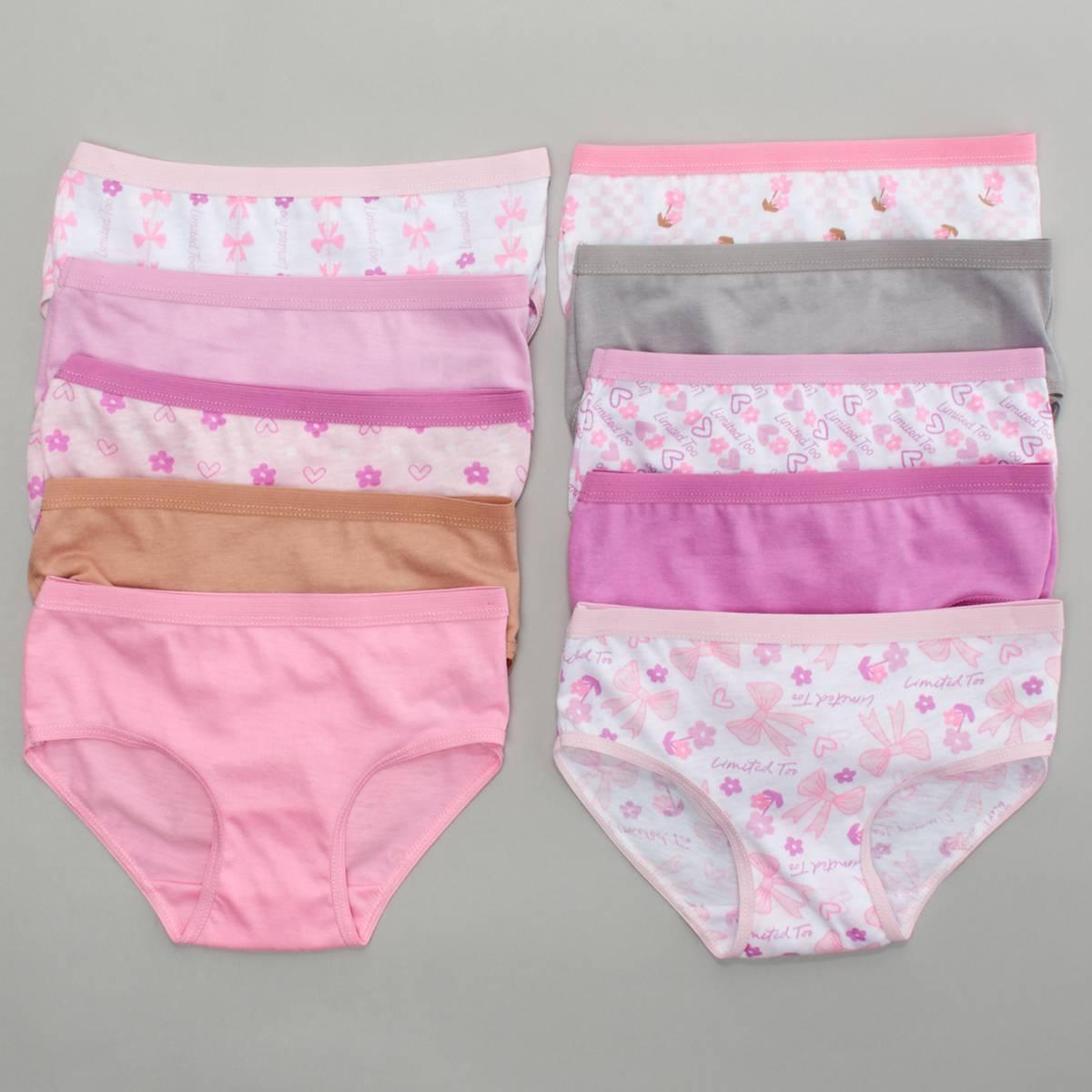 Click here for Girls (4-6x) Limited Too(tm) 10pk. Cotton Bikinis... prices