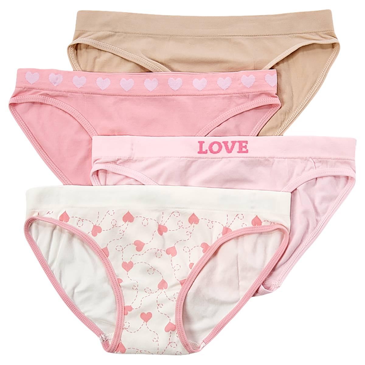 Click here for Girls Sweet Princess 4pk. Seamless Love Bikini Und... prices