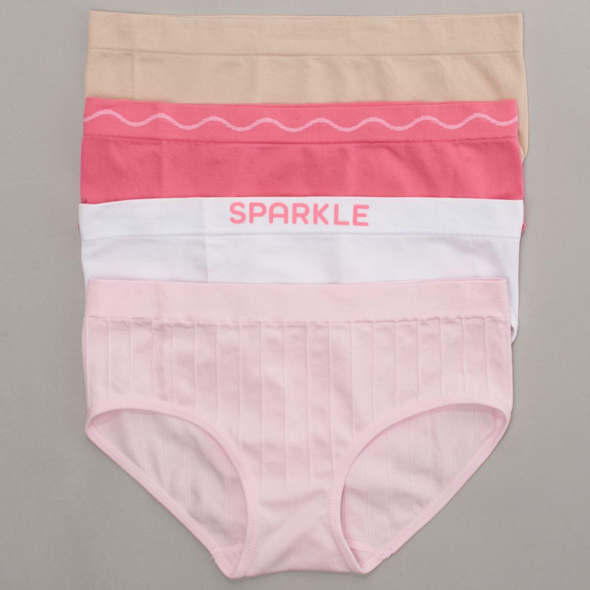 Click here for Girls Sweet Princess 4pk. Seamless Hipster - Cherr... prices
