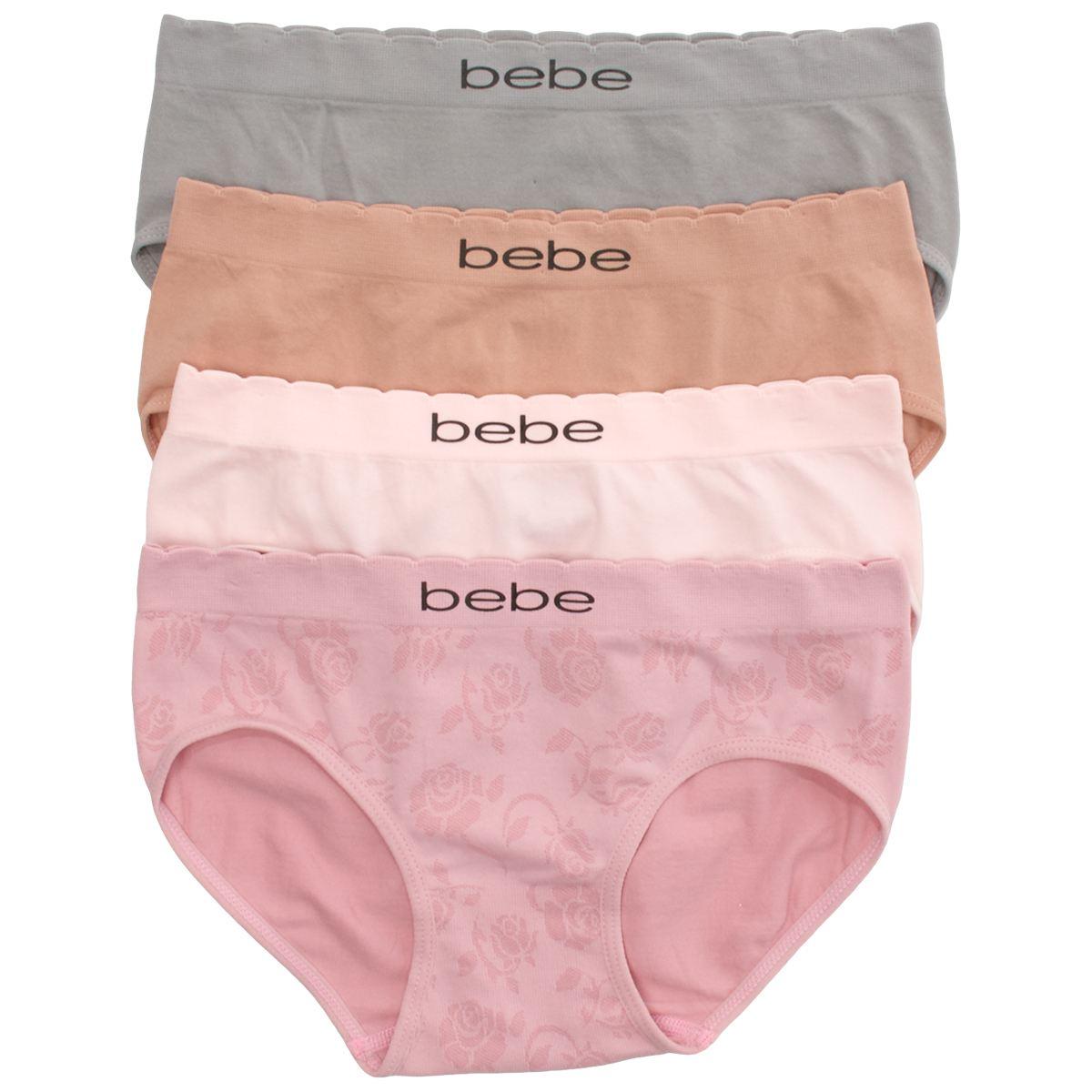 Click here for Girls (7-16) Bebe 4pk. Seamless Hipsters prices