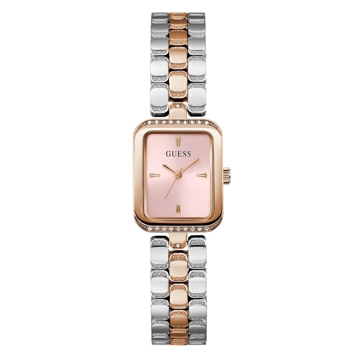 Click here for Womens GUESS Two-Tone Rose Gold Analog Watch - GW0... prices