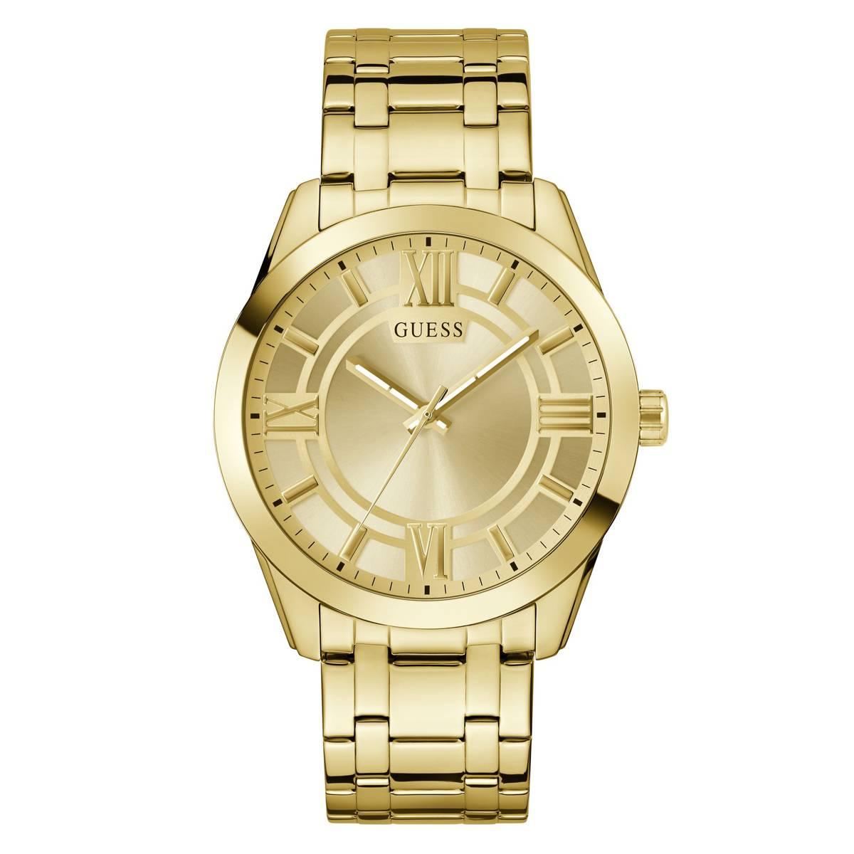 Click here for Mens GUESS Gold-Tone Analog Watch - GW0893G3 prices