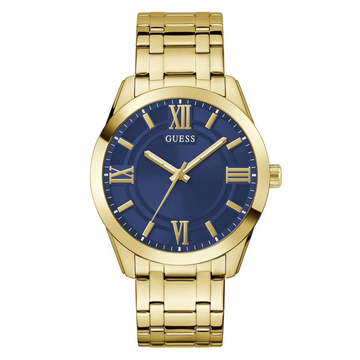 Click here for Mens GUESS Gold Tone Analog Watch - GW0893G5 prices