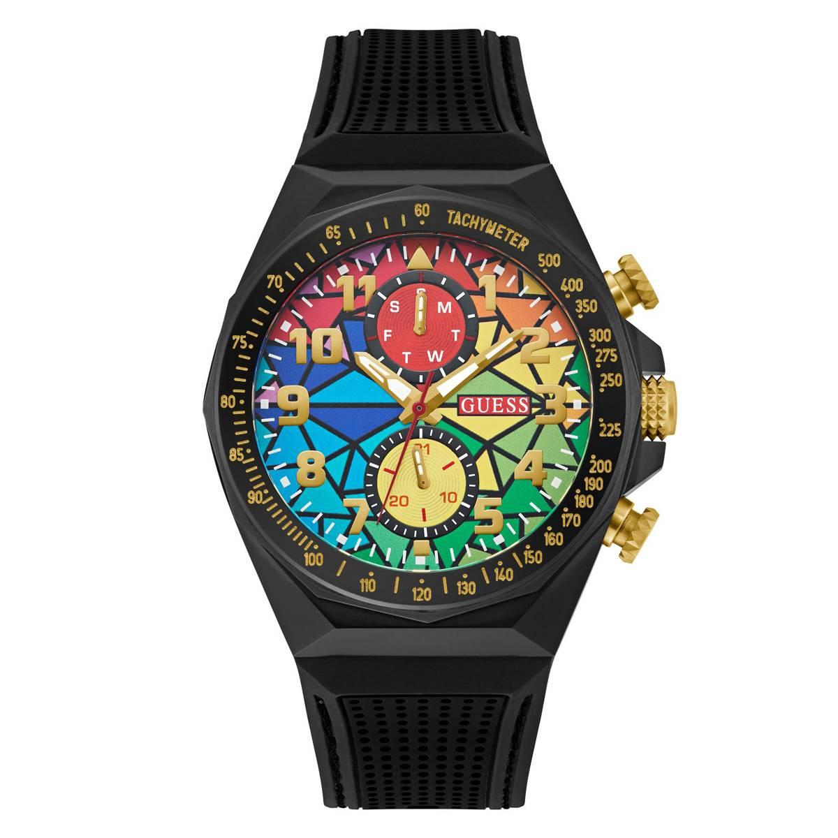 Click here for Mens GUESS Black Multi-Function Watch - GW0902G3 prices