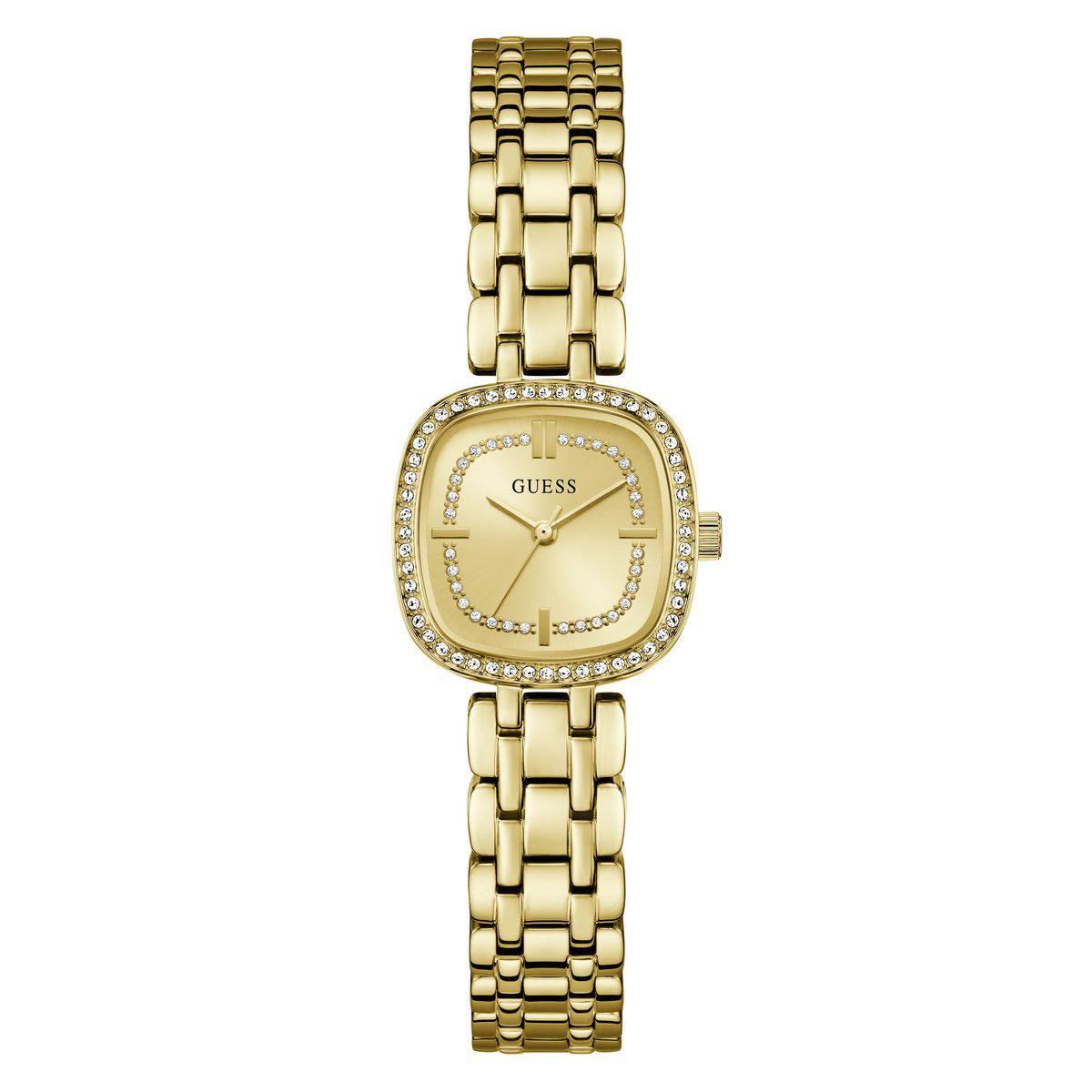 Click here for Womens Guess Champagne Dial Watch - GW1018L2 prices