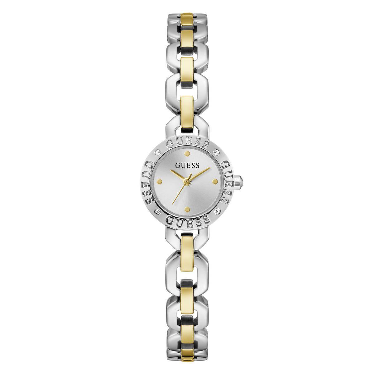 Click here for Womens Guess Two-Tone Silver Dial Analog Watch - G... prices
