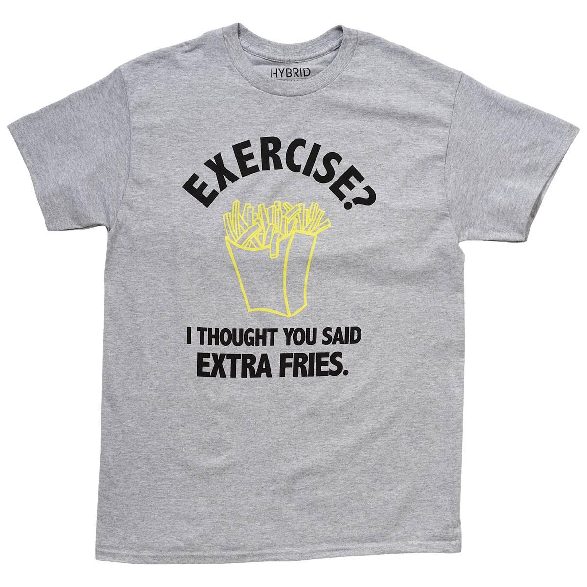 Click here for Young Mens Hybrid Promotions Extra Fries Short Sle... prices