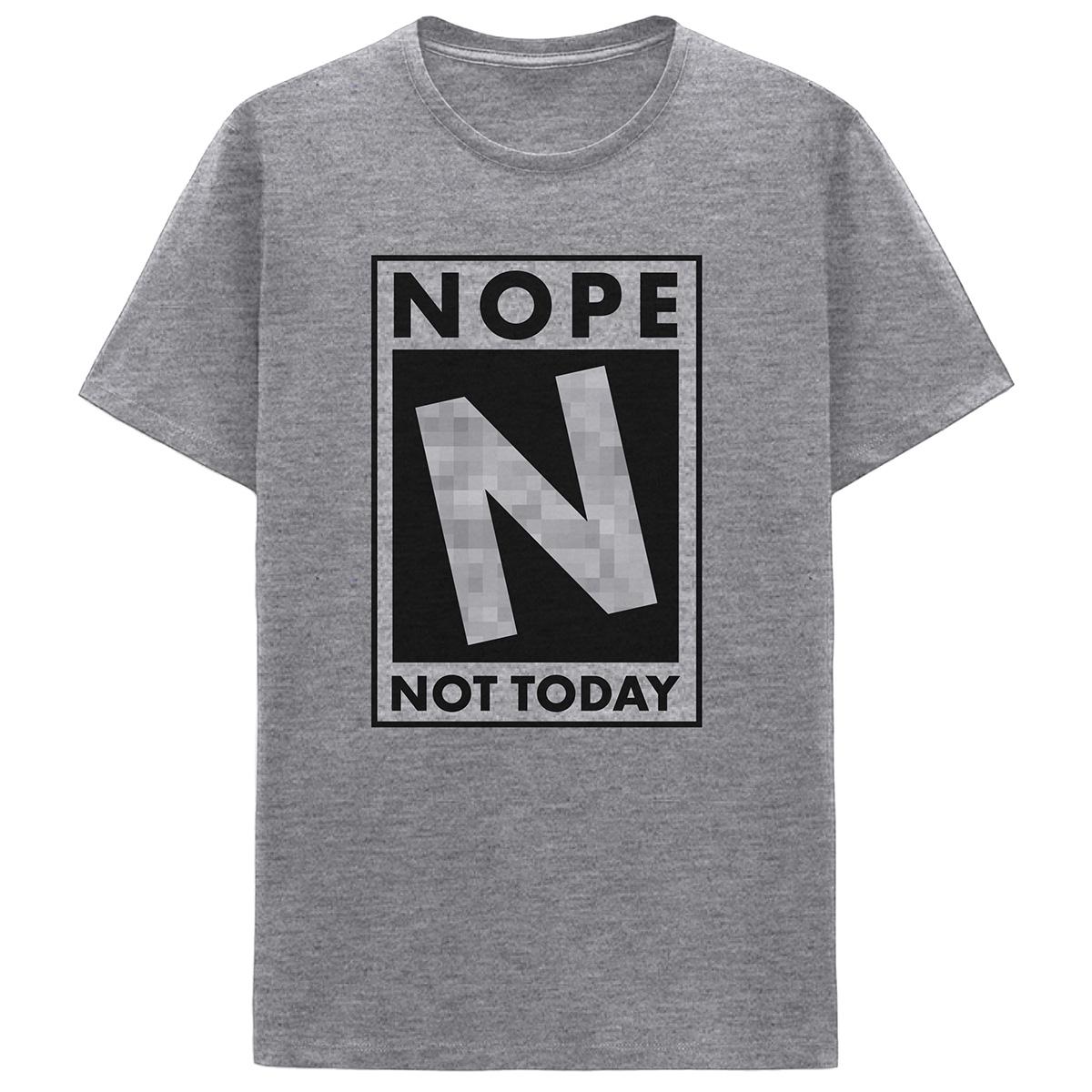 Click here for Young Mens Nope Not Today Marled Short Sleeve Grap... prices