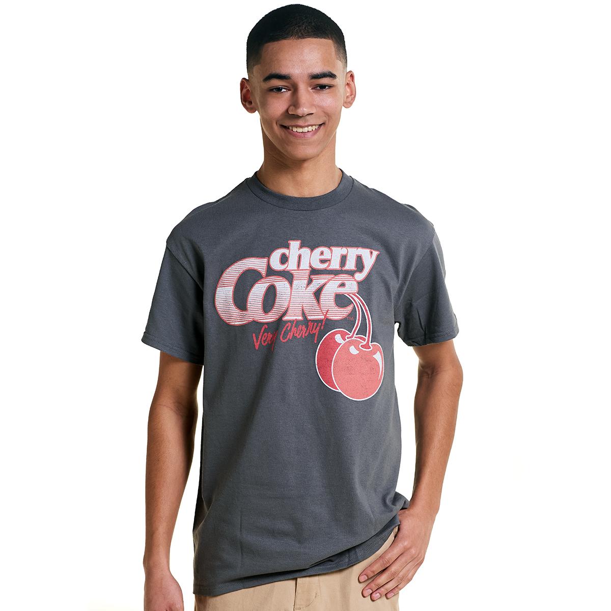 Click here for Young Mens Short Sleeve Cherry Coke(tm) Graphic Te... prices