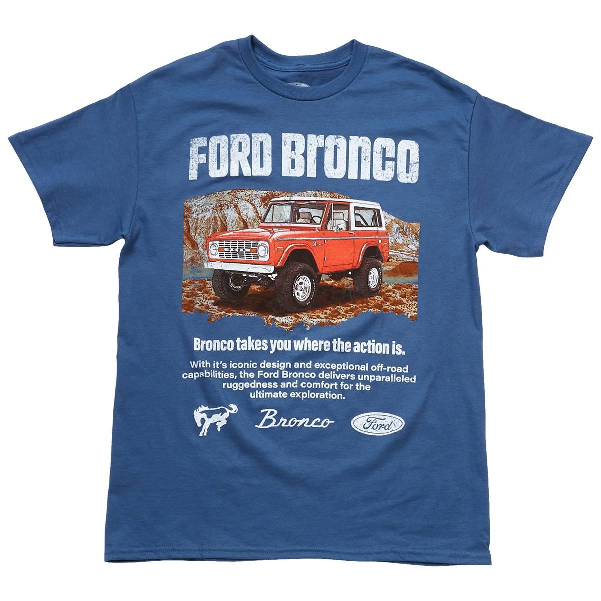 Click here for Young Mens Ford Bronco Action Graphic Short Sleeve... prices