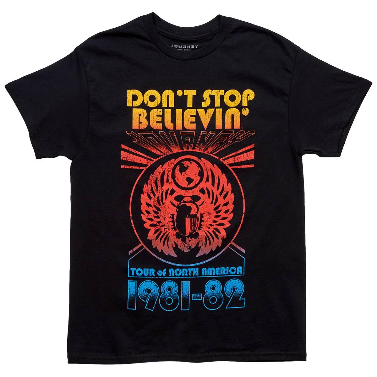 Click here for Young Mens Journey Dont Stop Believin Short Sleeve... prices