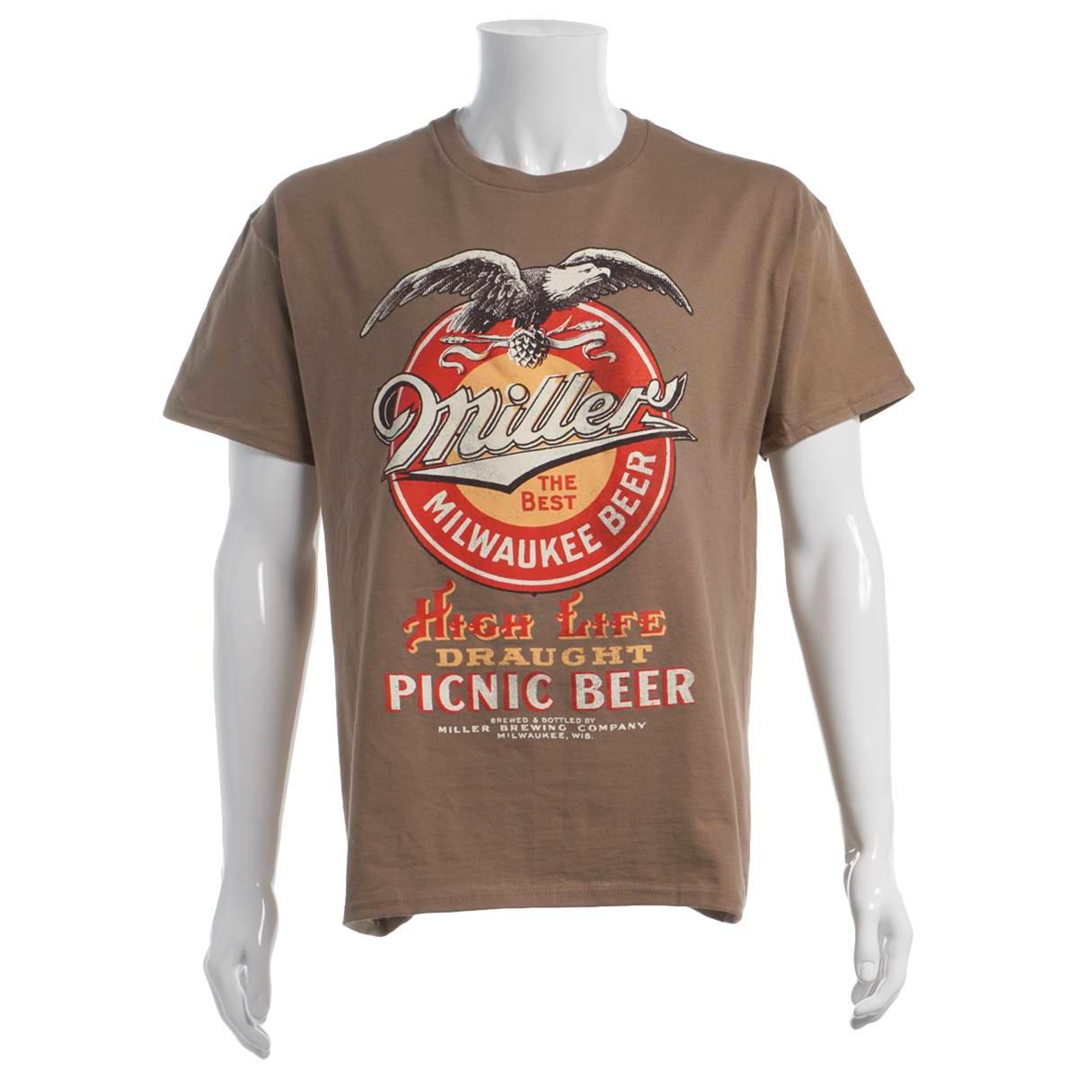 Click here for Mens Miller High Life Short Sleeve Graphic Tee prices