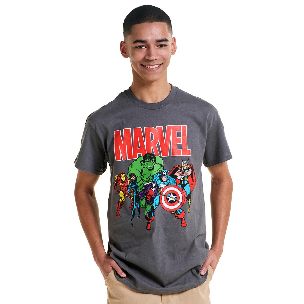 Click here for Young Mens Marvel Team Short Sleeve Graphic Tee -... prices
