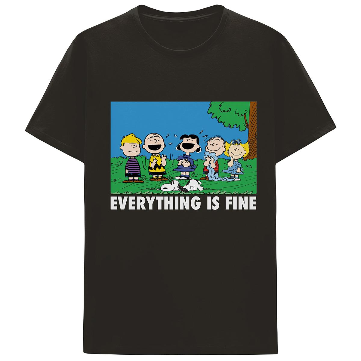 Click here for Young Mens Everything Is Fine Peanuts(tm) Graphic... prices