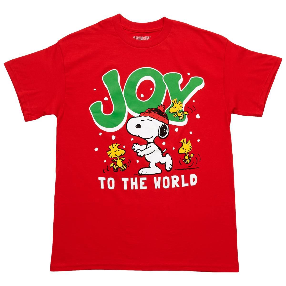 Click here for Young Mens Peanuts Snoopy Joy Short Sleeve Graphic... prices