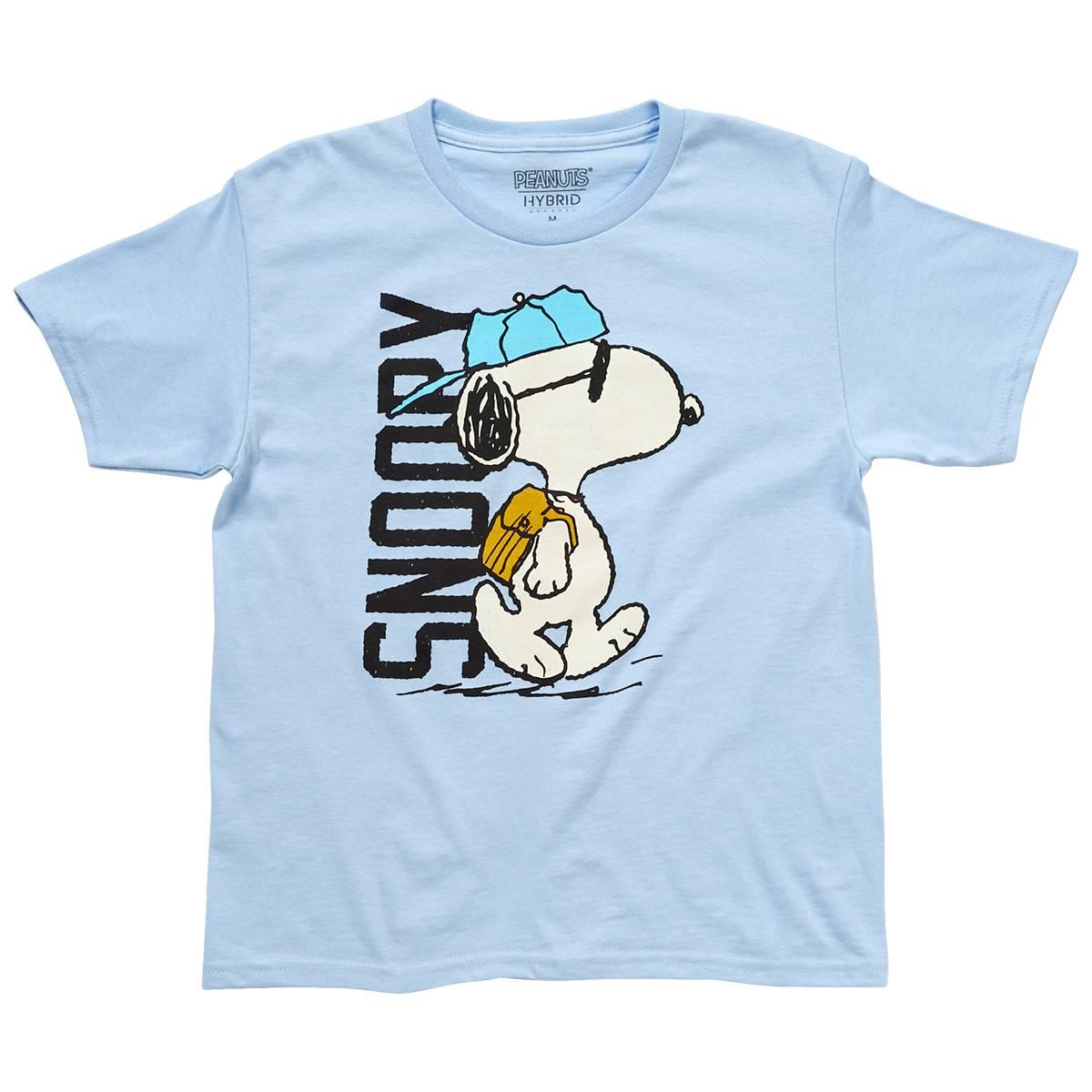 Click here for Boys (4-7) Peanuts(tm) Snoopy Walk Short Sleeve Gr... prices