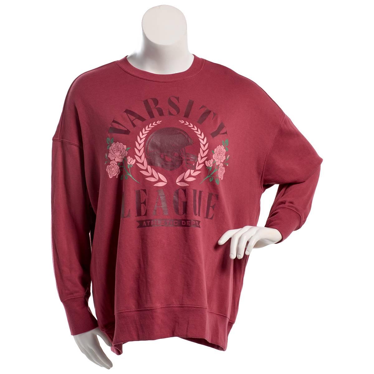 Click here for Juniors Plus Hybrid French Terry Varsity League Sw... prices