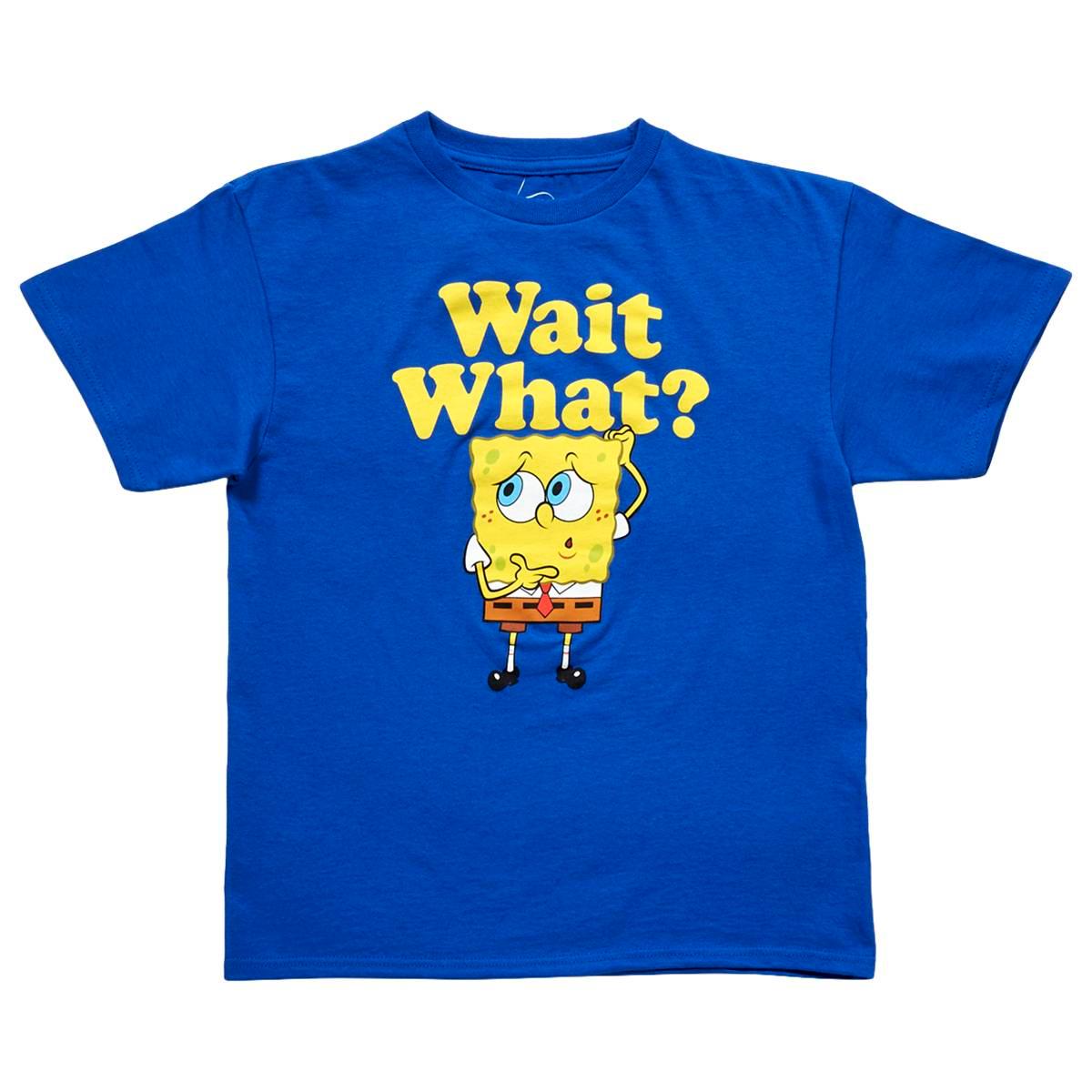 Click here for Boys (8-20) SpongeBob SquarePants Wait What? Tee -... prices