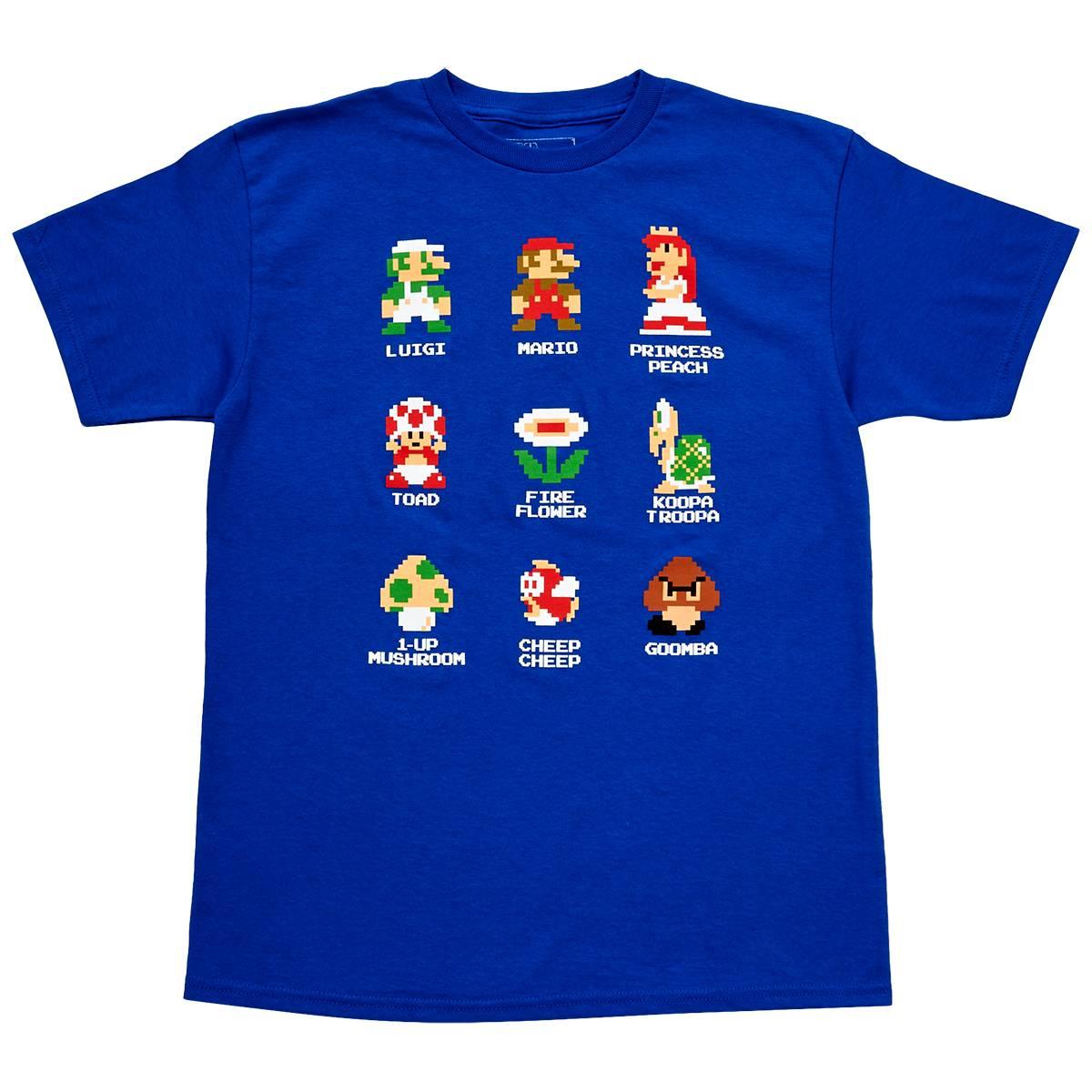 Click here for Boys (8-20) Super Mario Characters Graphic Tee prices