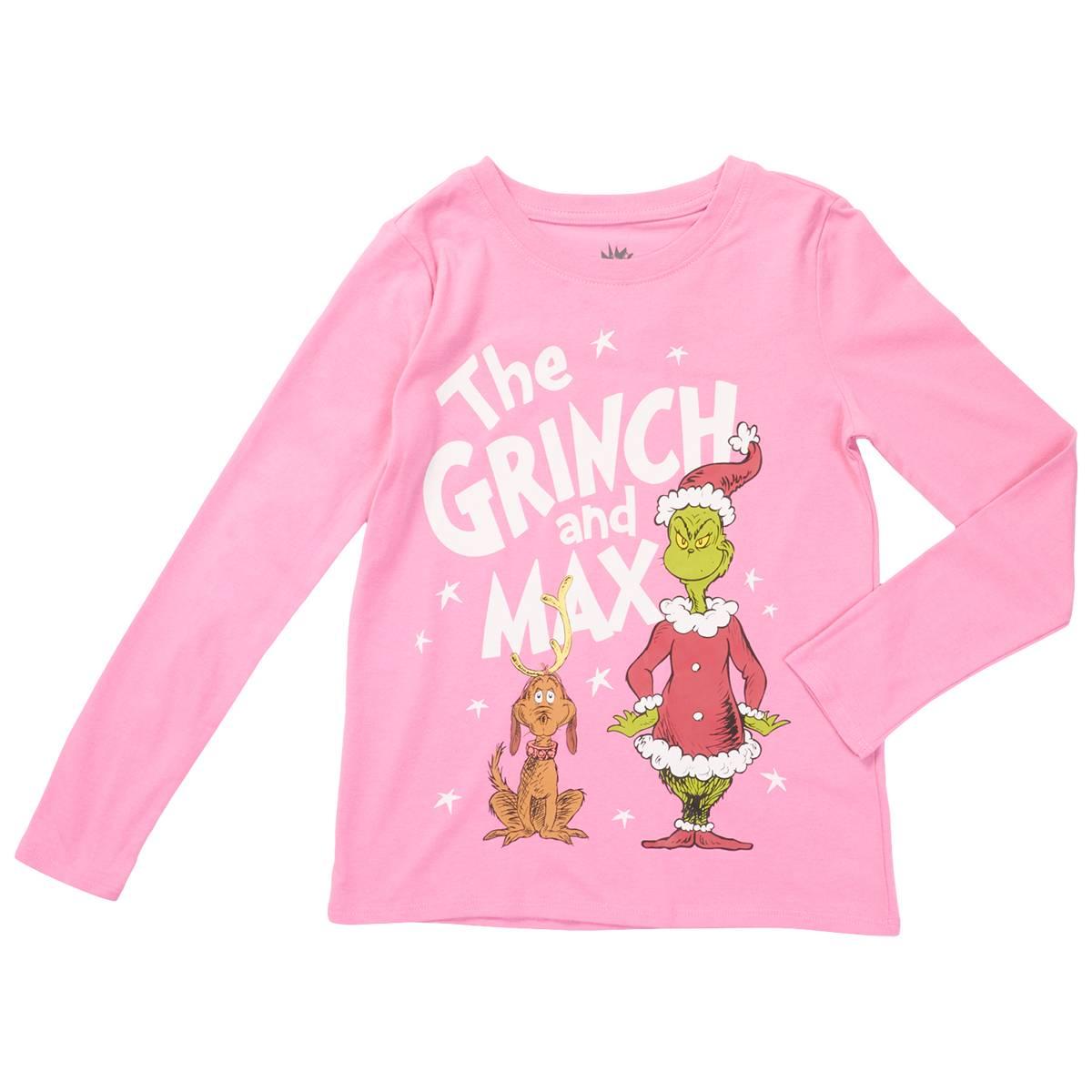 Click here for Girls (7-16) The Grinch & Max Long Sleeve Tee prices