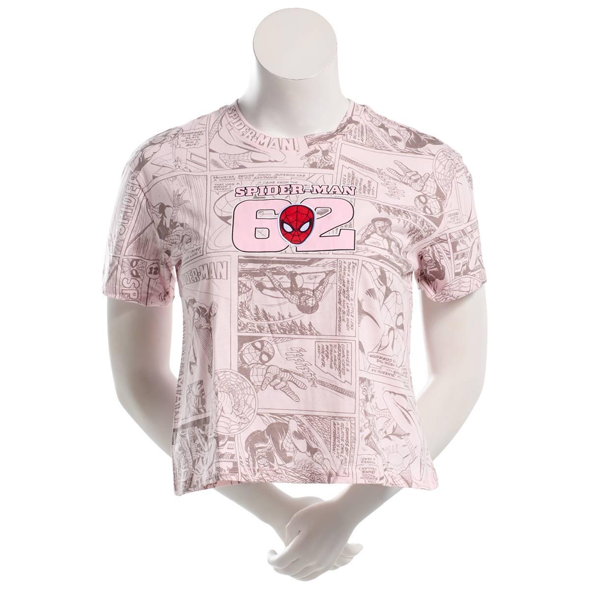 Click here for Juniors Hybrid Spider-Man Spidey Comic Tee prices