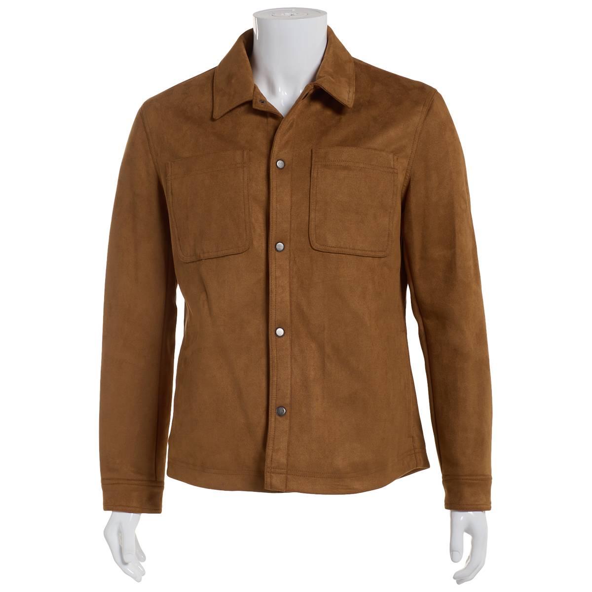 Click here for Mens London Fog Faux Suede Shirt Jacket prices