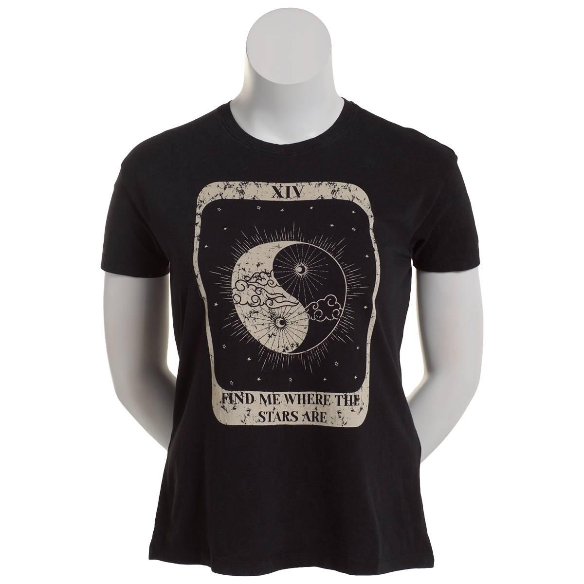 Click here for Juniors Attitude Not Included Optic Wash Yin Yang... prices