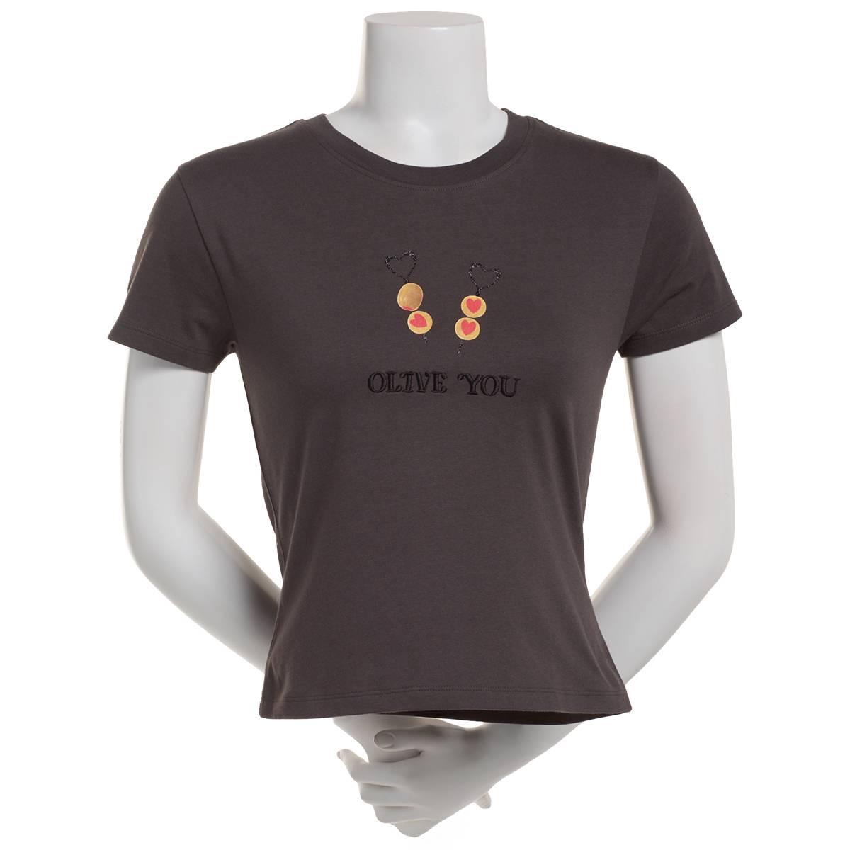 Click here for Juniors Attitude Not Included Embroidered Olive Yo... prices