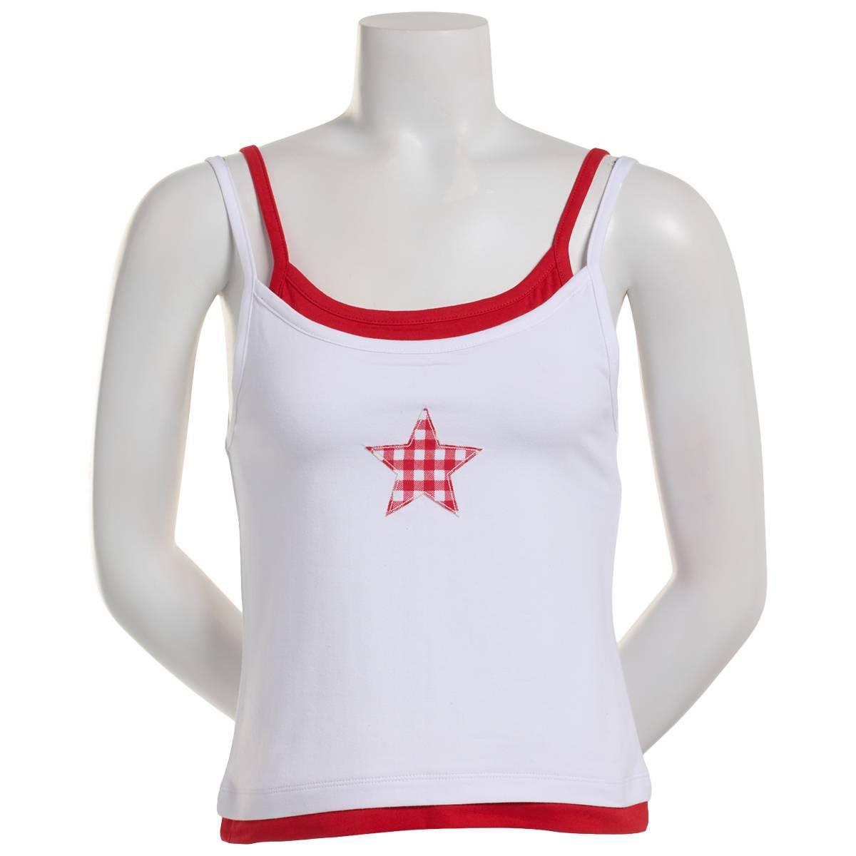 Click here for Juniors Attitude Not Included Gingham Star 2 Fer T... prices