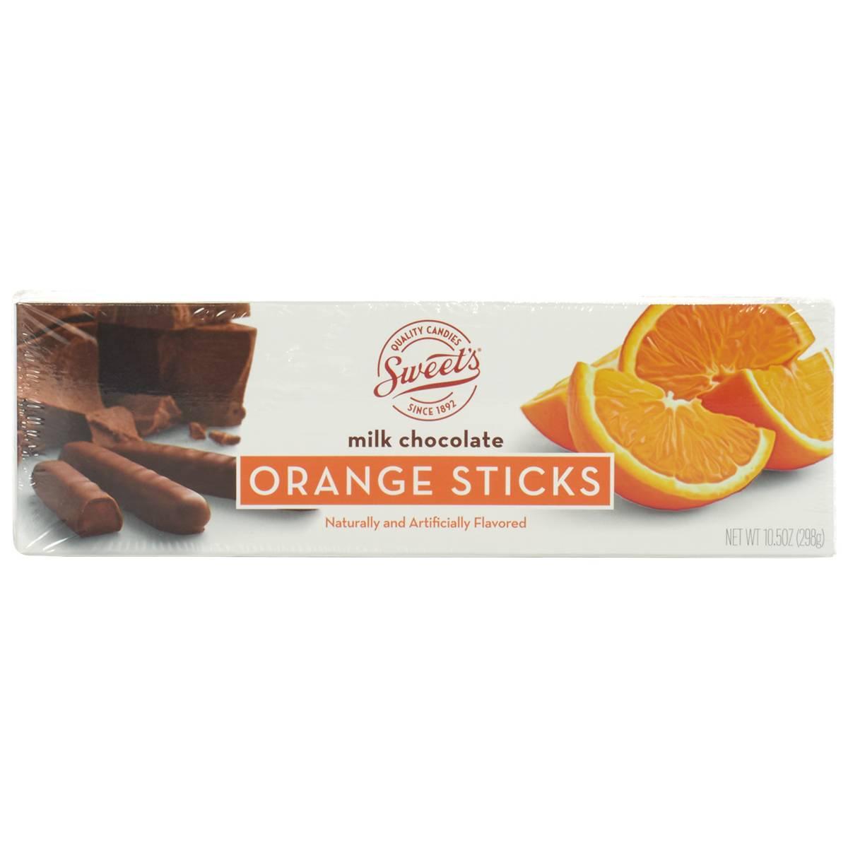 Click here for Sweets Milk Chocolate Orange Sticks prices