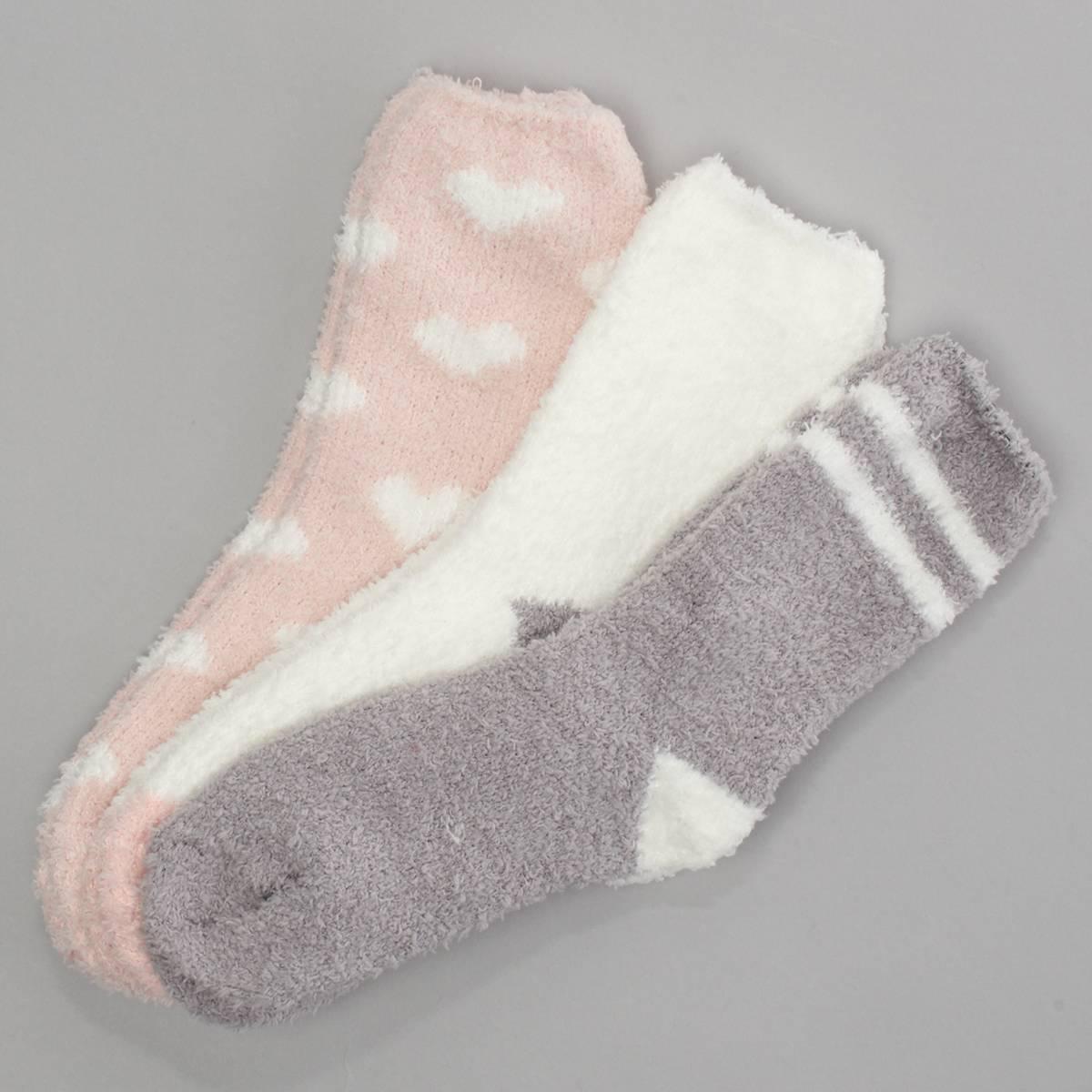Click here for Womens Cuddl Duds(R) 3pk. Cozy Crew Socks prices