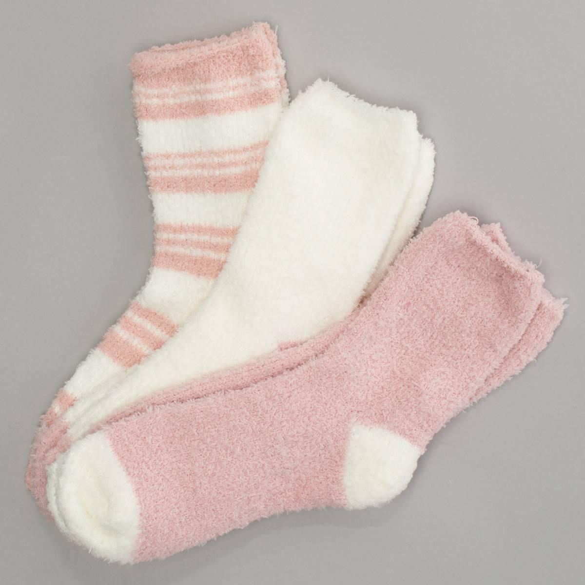 Click here for Womens Cuddl Duds(R) 3pk. Chunky Stripe Cozy Crew... prices