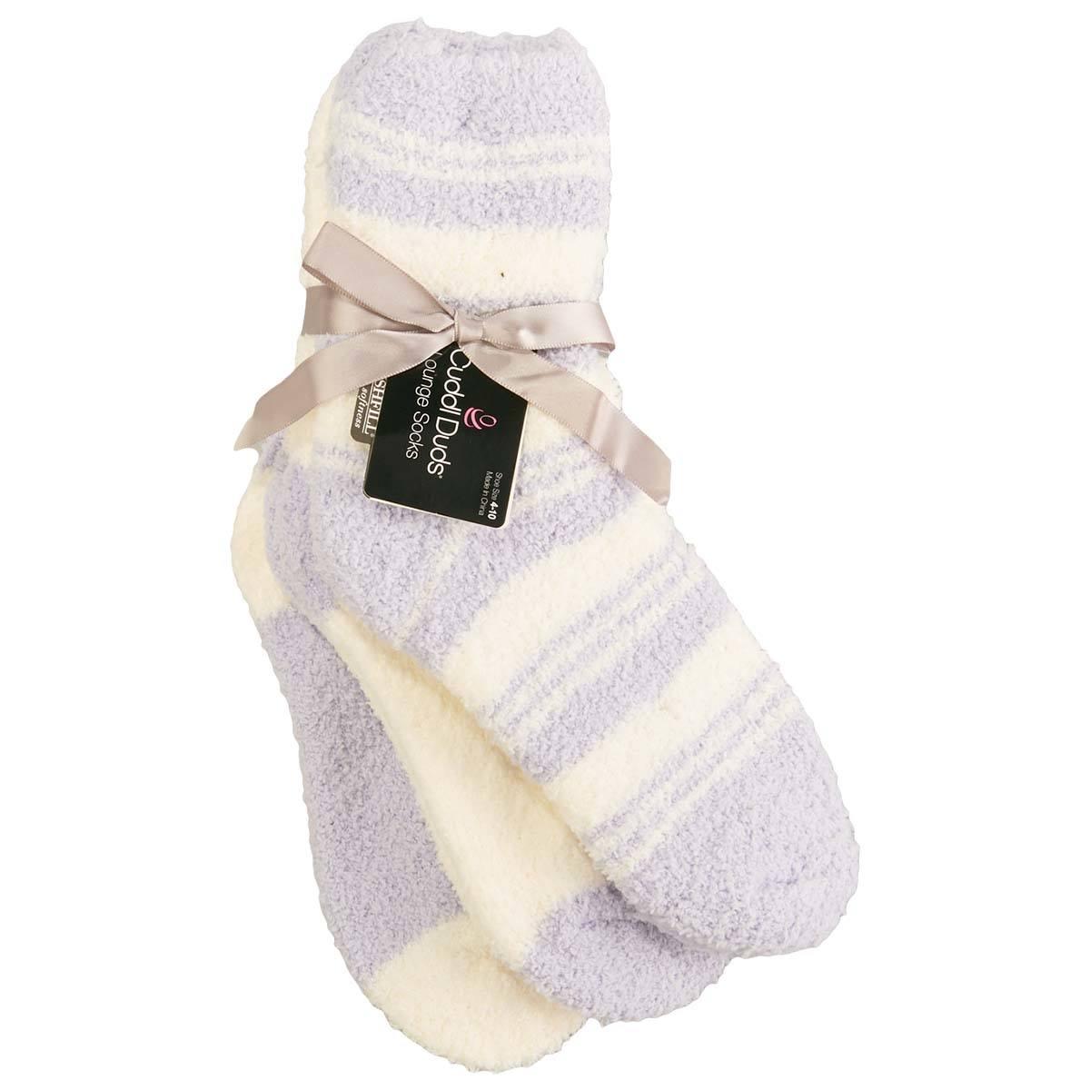 Click here for Womens Cuddl Duds(R) 3pk. Chunky Stripe Crew Socks... prices