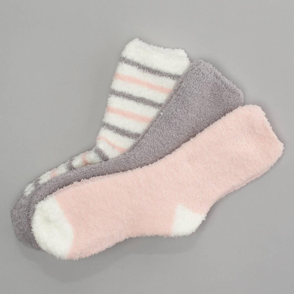 Click here for Womens Cuddl Duds(R) 3pk. Multi Stripe Cozy Crew S... prices