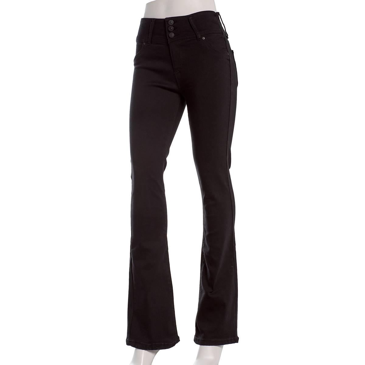 Click here for Juniors Wallflower Sassy High Rise Bootcut Jeans prices