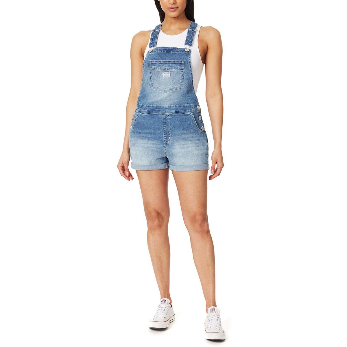 Click here for Juniors Wallflower Retro High Rise Shortalls prices