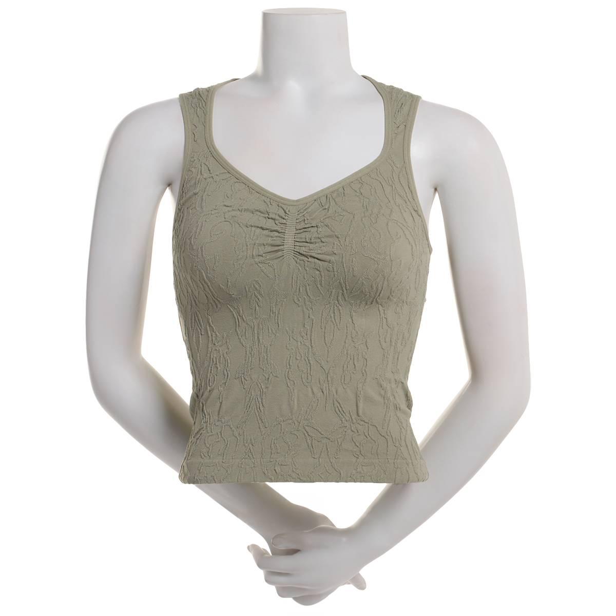 Click here for Juniors Wallflower Cassandra Embossed Seamless Tan... prices