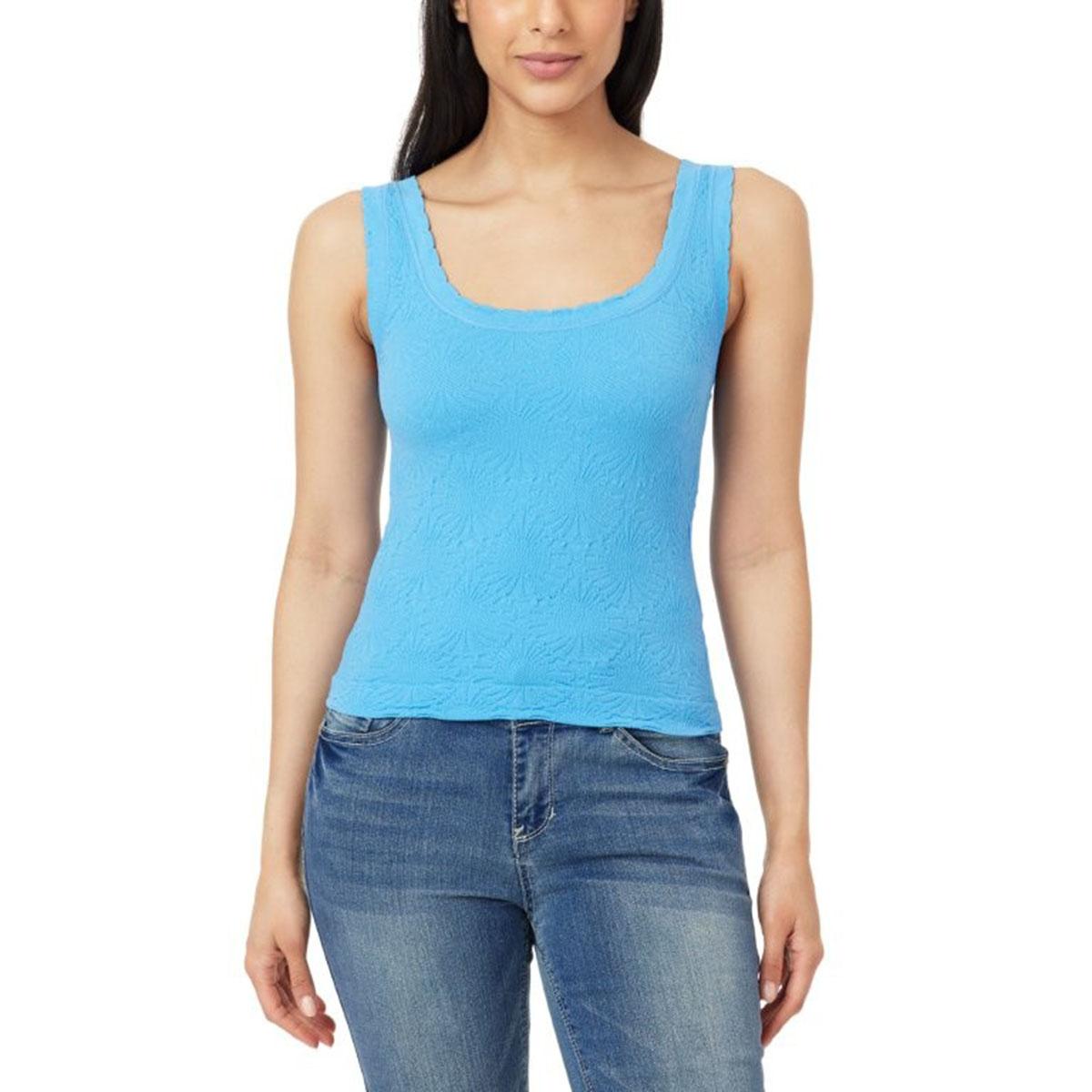 Click here for Juniors Wallflower Texture Seamless Tank Top prices