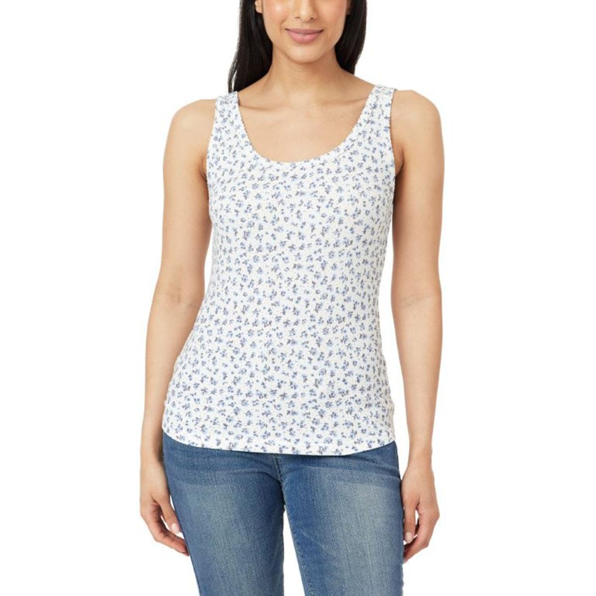 Click here for Juniors Wallflower Ribbed Scallop Edge Scoop Neck... prices