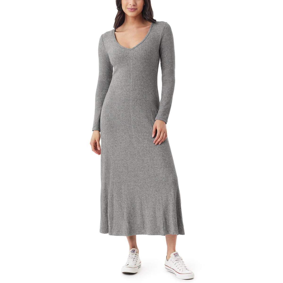 Click here for Juniors Wallflower Jillian Long Sleeve V-Neck Midi... prices