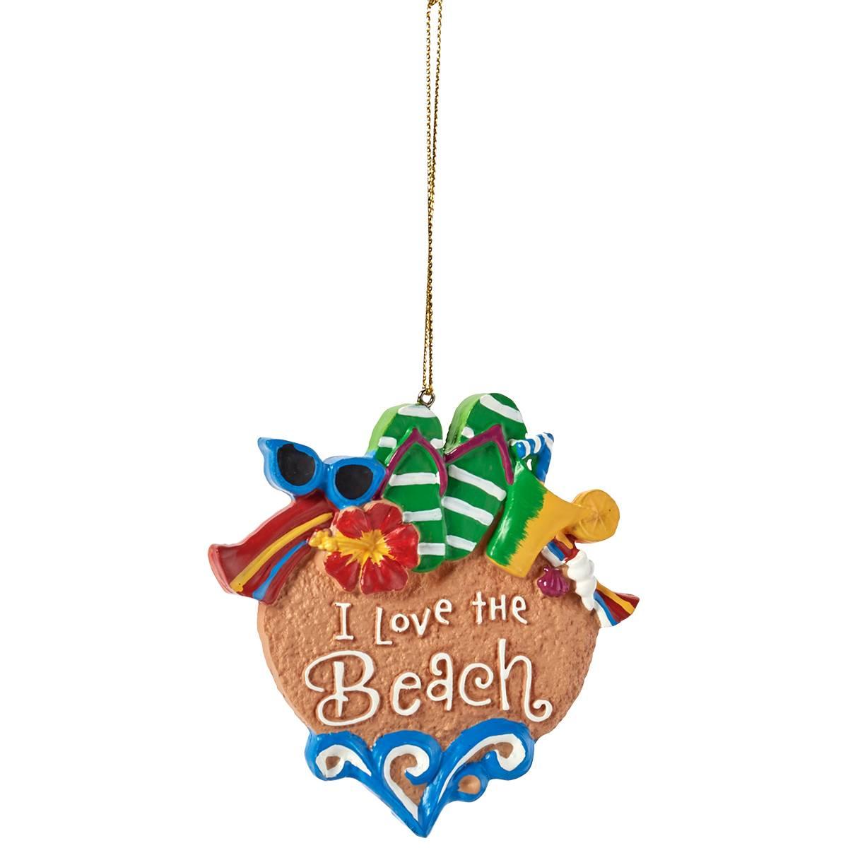 Click here for I Love the Beach Ornament prices
